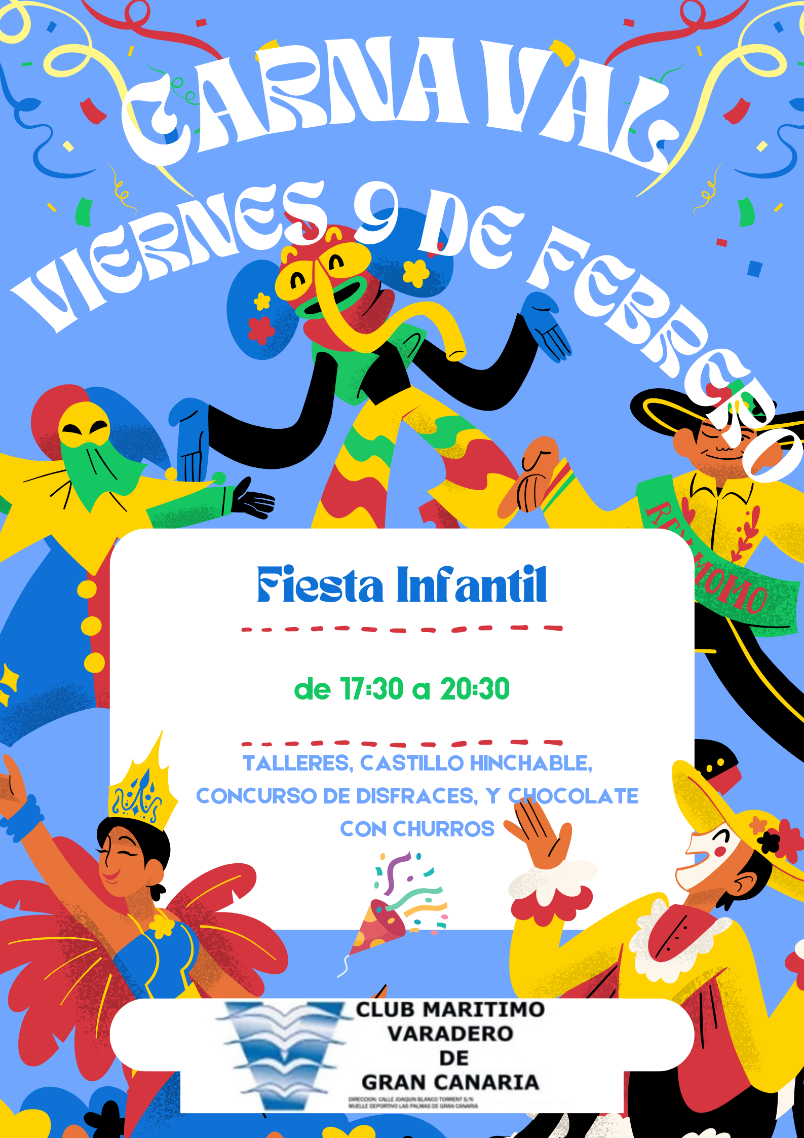Fiesta Infantil de Carnaval - Club Marítimo Varadero